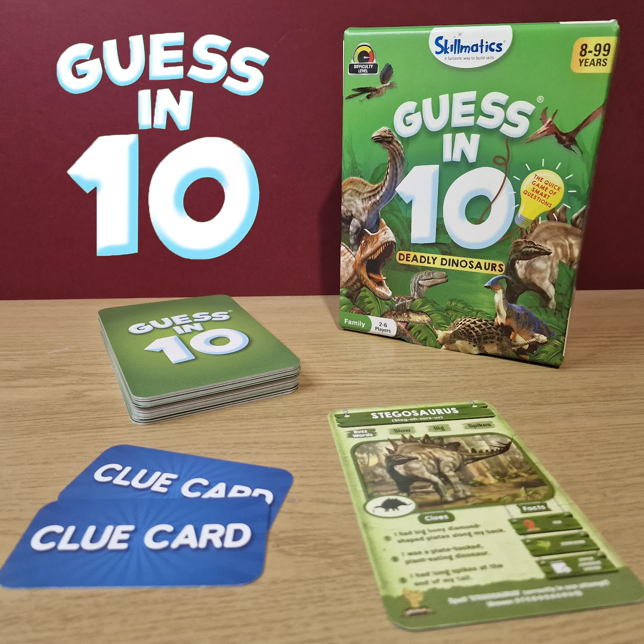 Guess in 10: Deadly Dinosaurs - Little Board Gamers