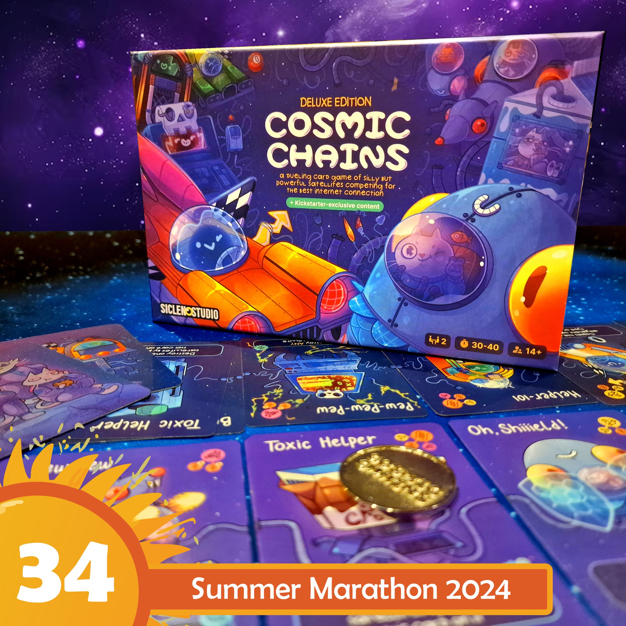 Cosmic Chains - Little Board Gamers