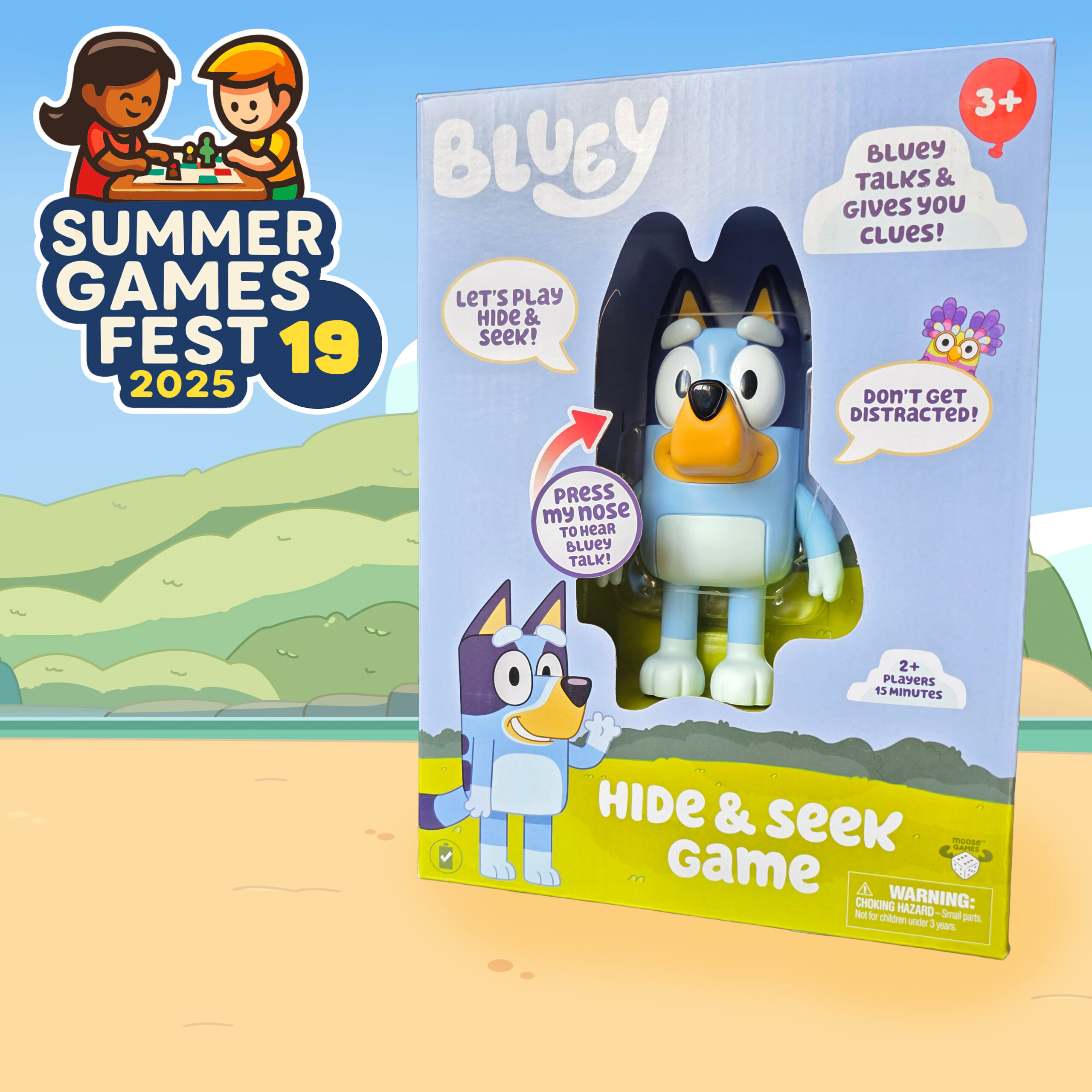 Bluey Hide and Seek Game - Little Board Gamers