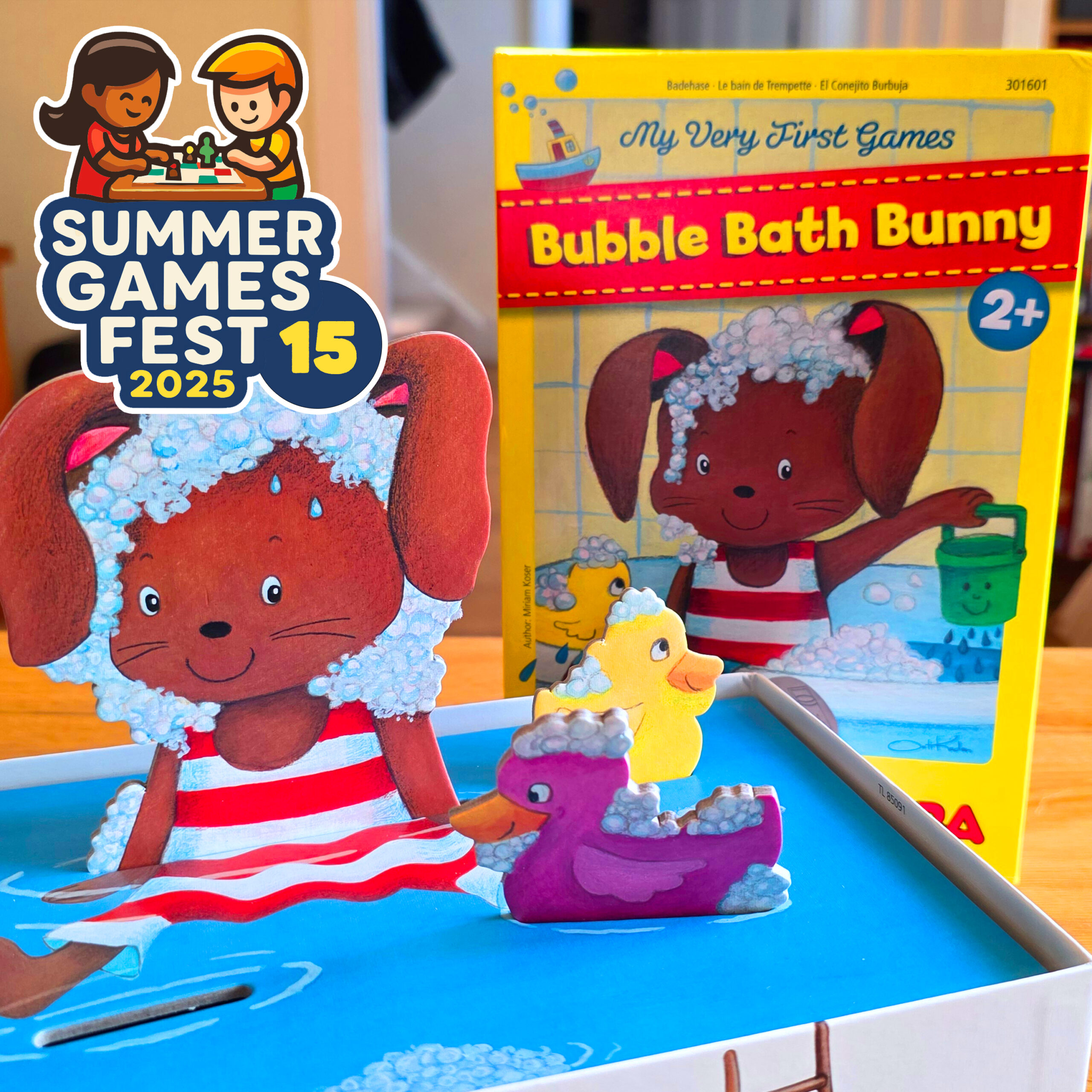 Bubble Bath Bunny - Little Board Gamers