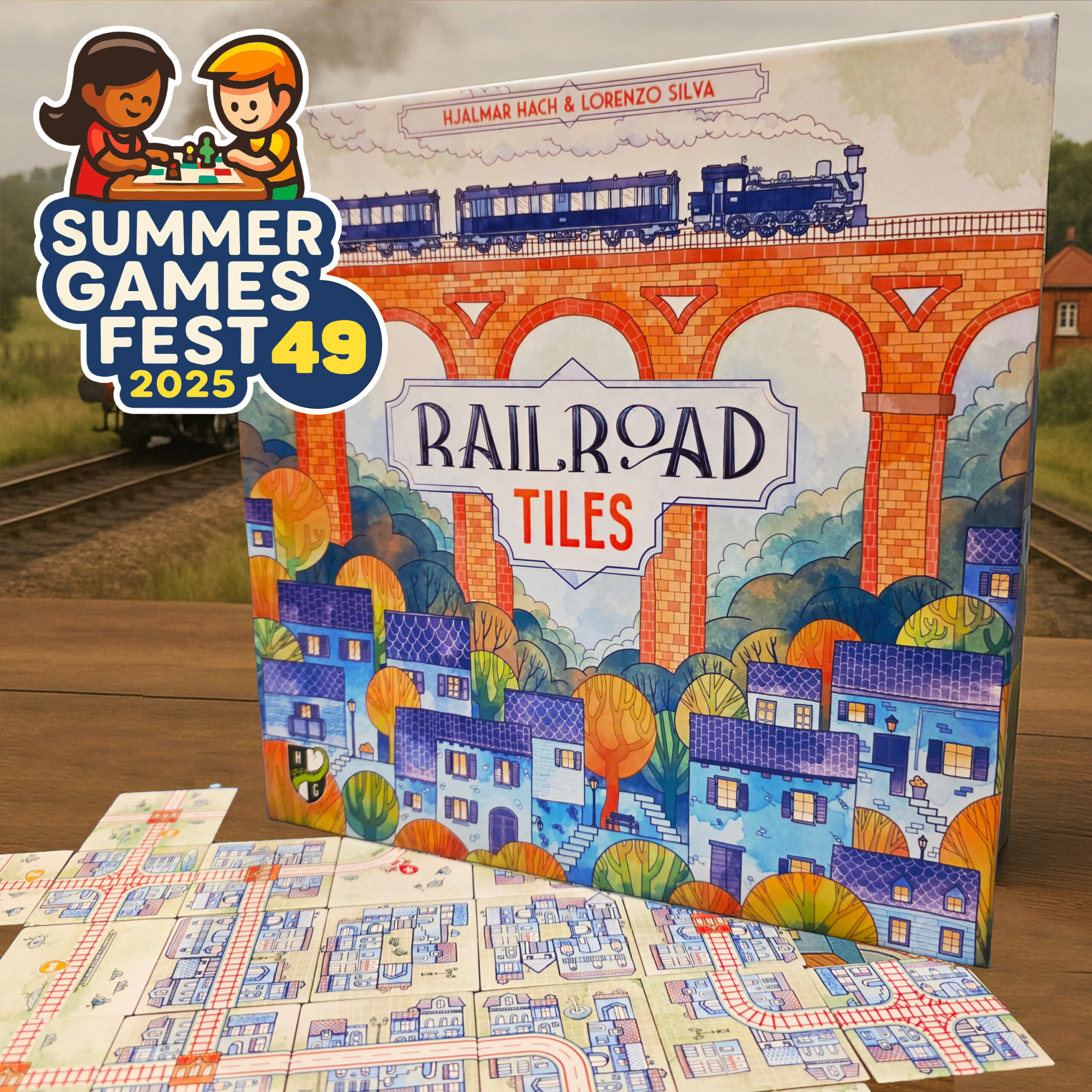 Railroad Tiles - Little Board Gamers