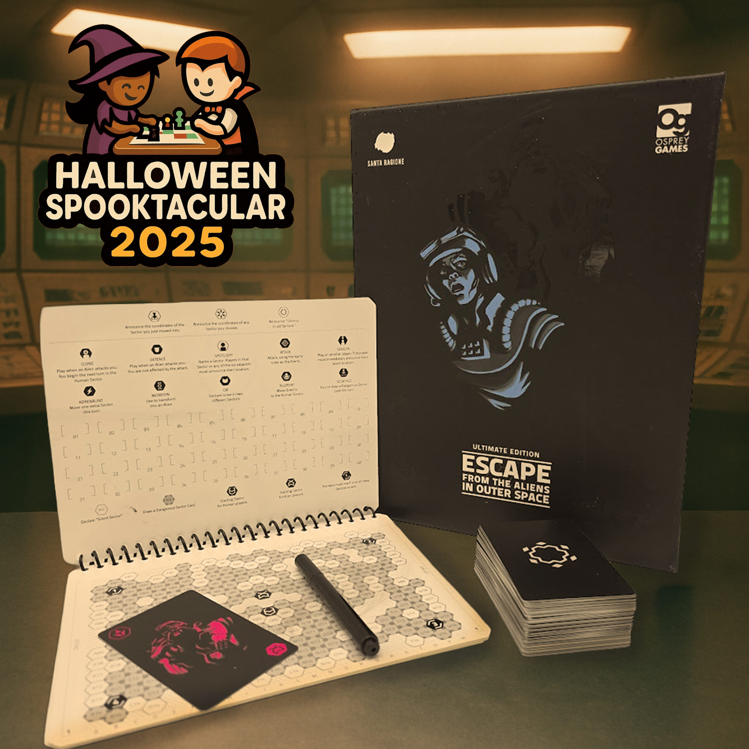 Escape from the Aliens in Outer Space - Little Board Gamers