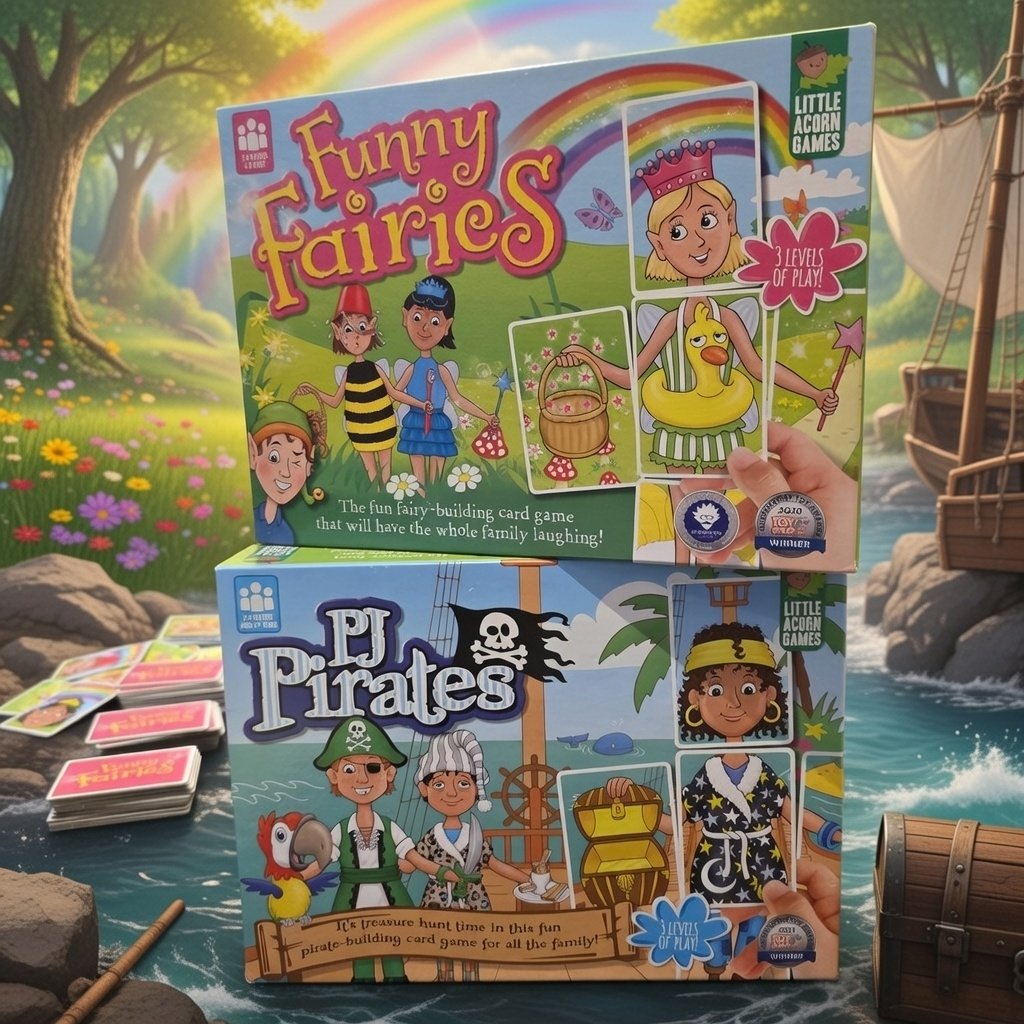 Funny Fairies & PJ Pirates - Little Board Gamers